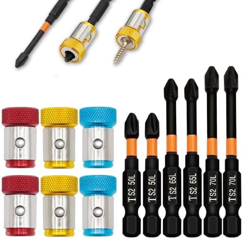 3 Pieces Strong Magnetic Screw Ring With 3 Pieces Ph2 Screwdriver Bit ...