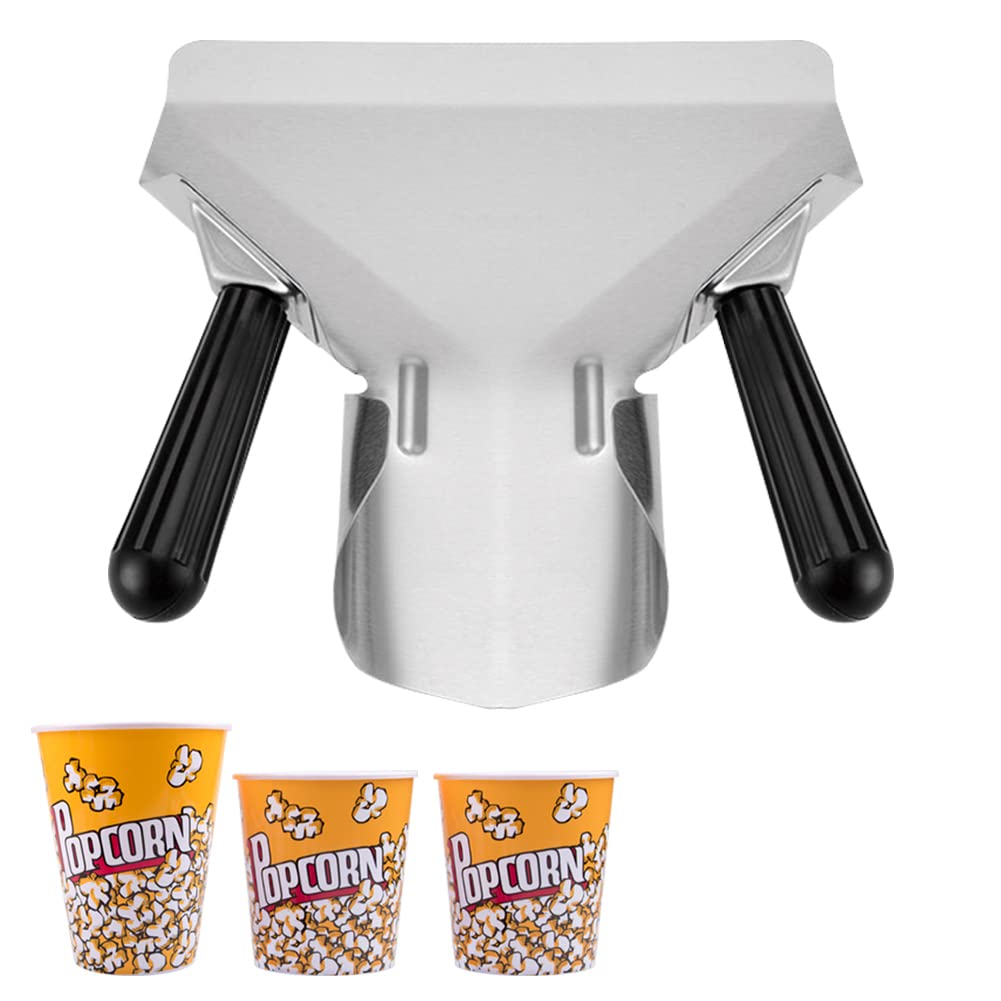 Snapklik.com : Popcorn Scoop Stainless Steel Commercial French Fry ...