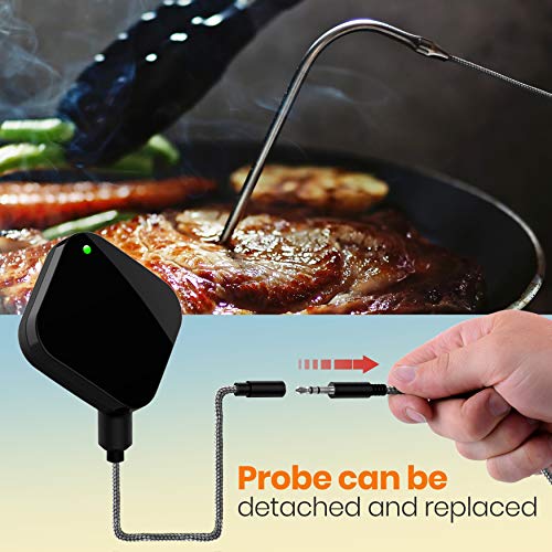 Snapklik.com : NutriChef Smart Bluetooth BBQ Thermometer - Upgraded ...