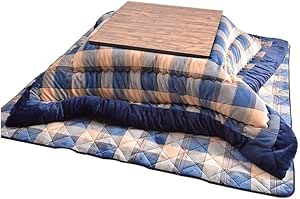 Japanese Kotatsu Table with Heater and Blanket - Cozy Coffee Table Set ...