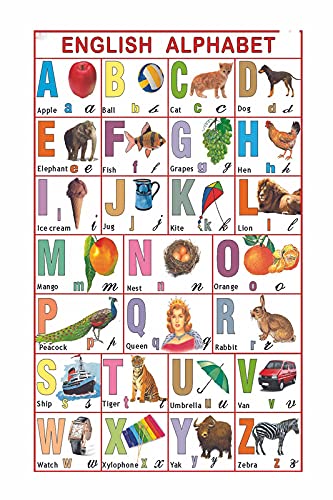 Buy Educational Poster for Kids|English Alphabet|Poster For Decoration ...