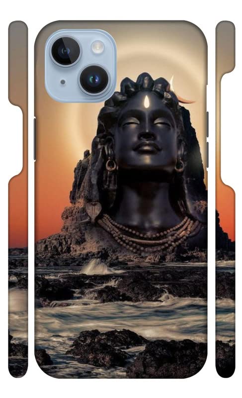 YAPZONE | Adiyogi Black Statue | Designer Printed Hard Back Cover for ...