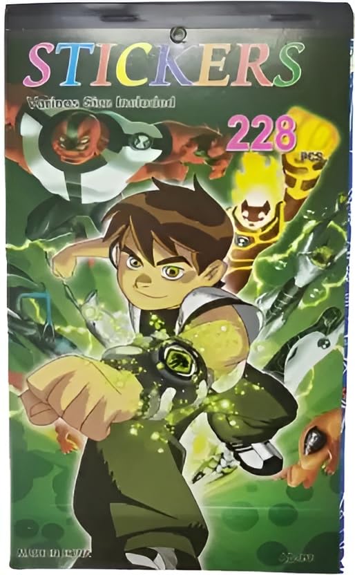 Variety Palace Ben 10 Sticker Book for Kids with 228 Exciting Stickers ...