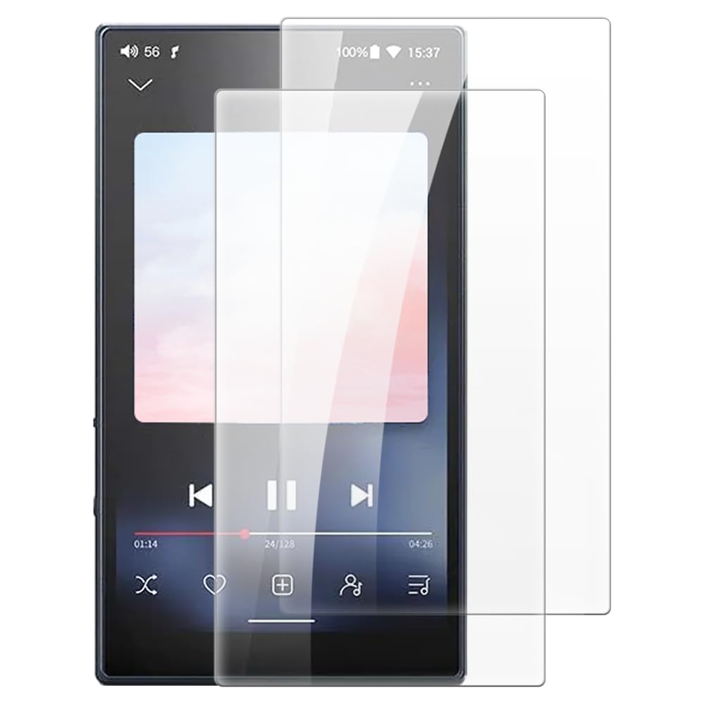 2 Pack Tempered Glass Screen Protector Compatible With Fiio M21 ...