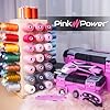 Amazon.com: Pink Power 84 Spools Thread Holder Stand - 360° Full ...
