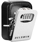 DELSWIN 4-Digit Disc Combination Lock Outdoor - Heavy Duty Combination ...