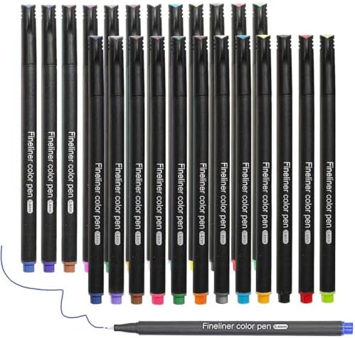 Amazon.com : Dyvicl Fineliner Pens Fine Point Pens, 100 Colors 0.4mm ...