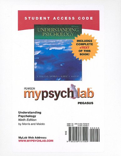 Amazon.com: Understanding Psychology Mypsychlab Pegasus With Pearson ...