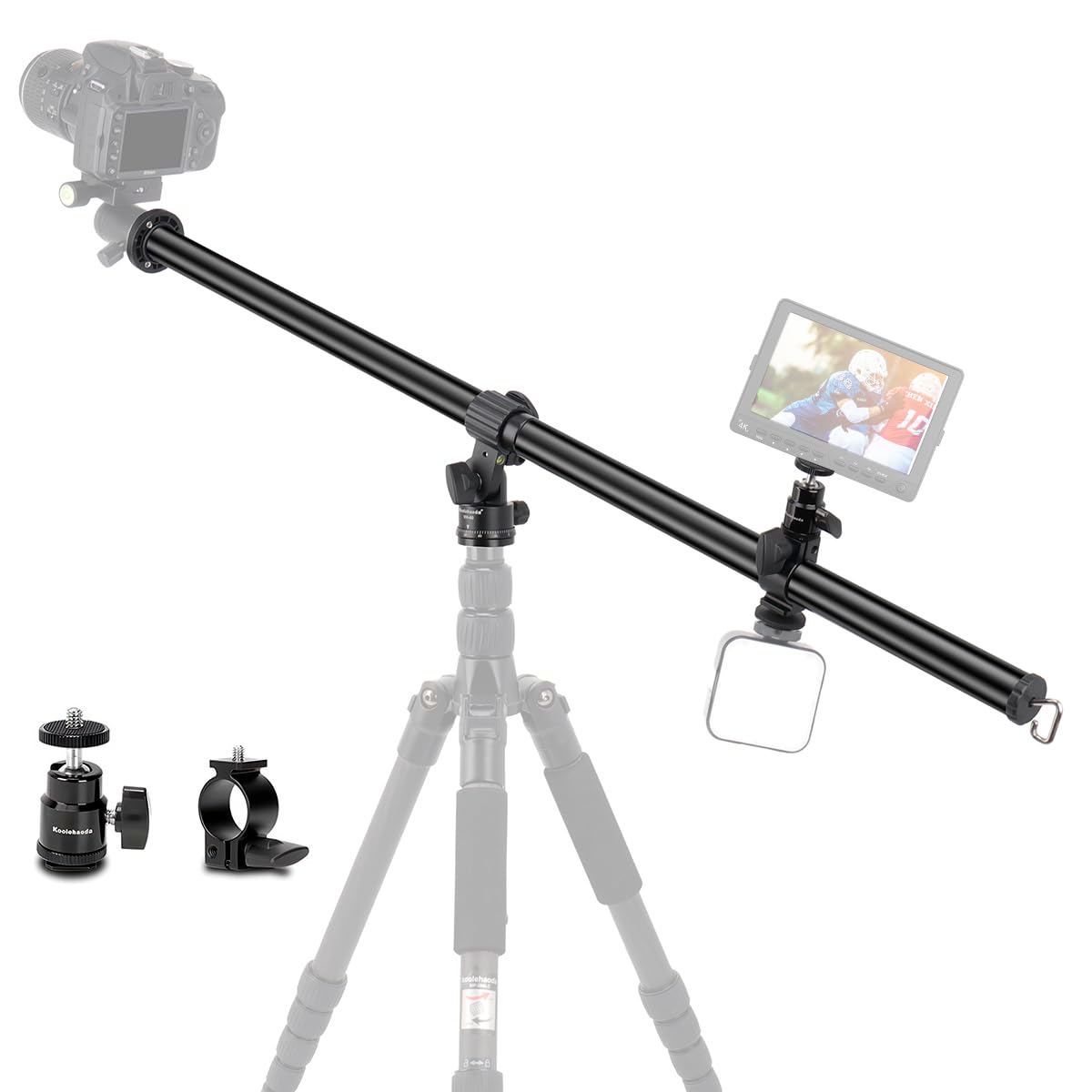 Amazon.com : Koolehaoda 33" Tripod Extension Arm, Aluminum Horizontal ...