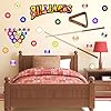 Amazon.com: Billiards Wall Stickers Colorful Pool Ball Wall Decals Peel ...