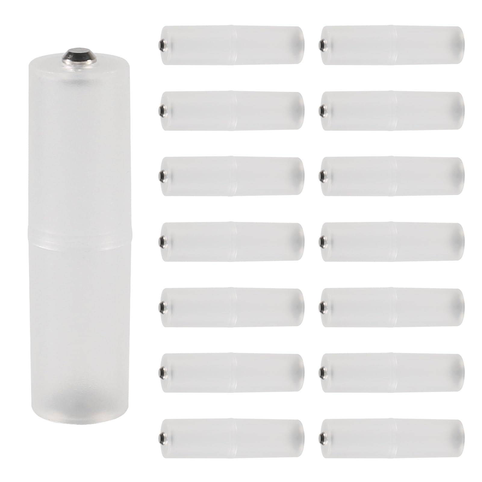 Amazon.com: DORHEA 15Pcs AAA to AA Battery Adapter Converter AAA to AA ...