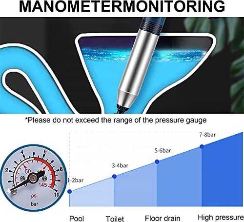 HUIBAOGONG Zware plunjer voor toilet, Elektrische toiletplunjers ...