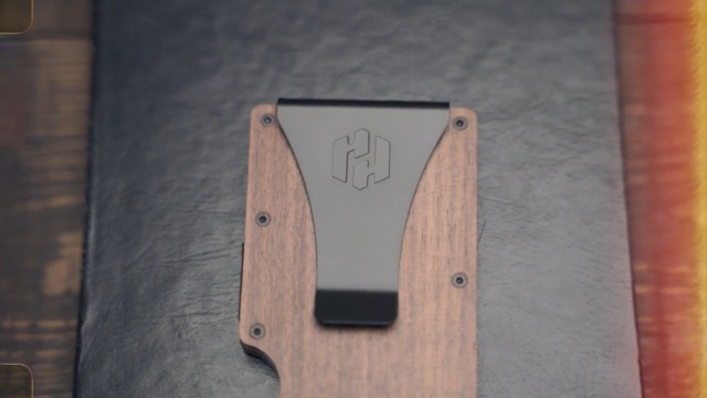Watch Hayvenhurst Slim Wallet For Men - Walnut Wood on Amazon Live