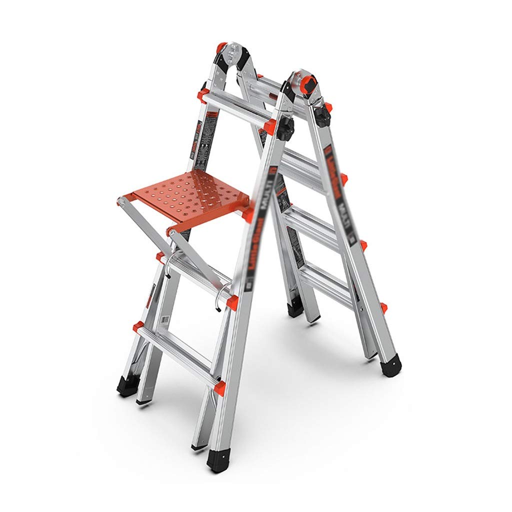 Step Stool Multifunctional Telescopic Ladder Foldable Scaffold Right ...