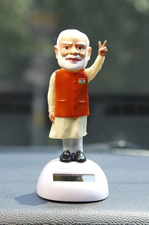 Buy New Car Dashboard Idol PM Narender Modi ji Statue Solar Power Body ...