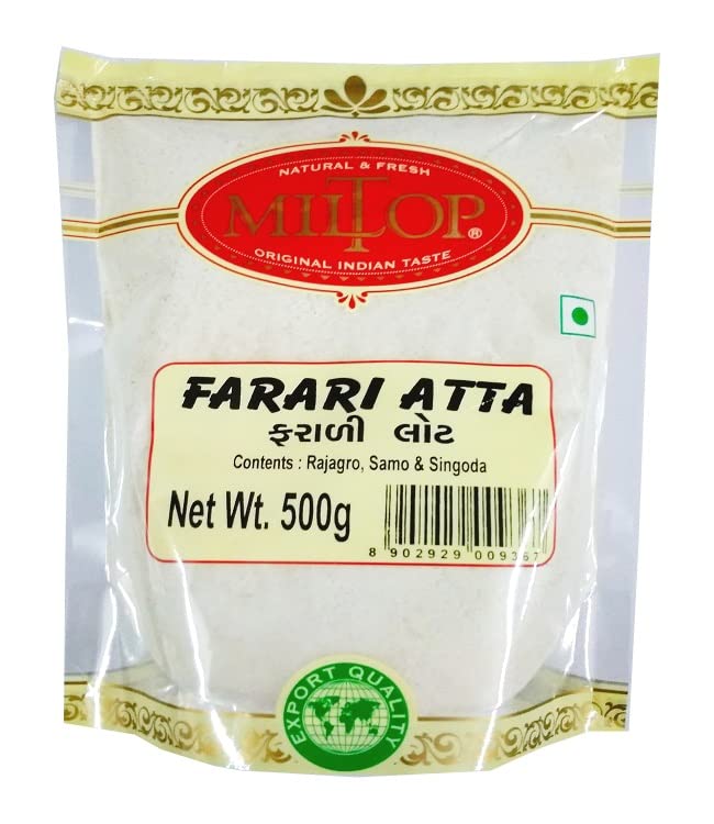 Miltop Farari Atta Rajagro, Sago, Samo & Singoda Mix- Aata, 500g ...