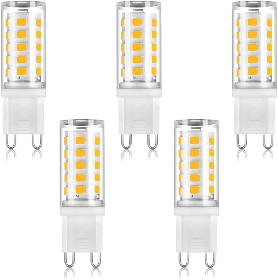 Kit 5 Lâmpadas LED Halopin G9 5W Bivolt Branco Frio : Amazon.com.br ...