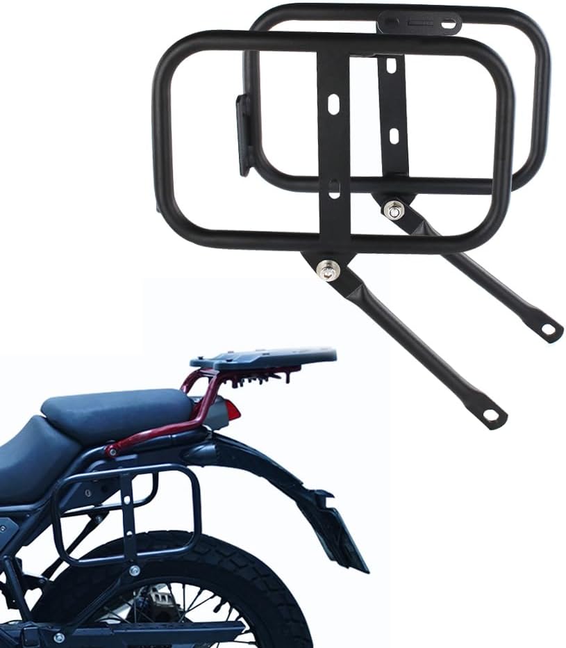 Amazon.com: REARACE Saddlebag Support Racks Motorcycle Side Racks ...