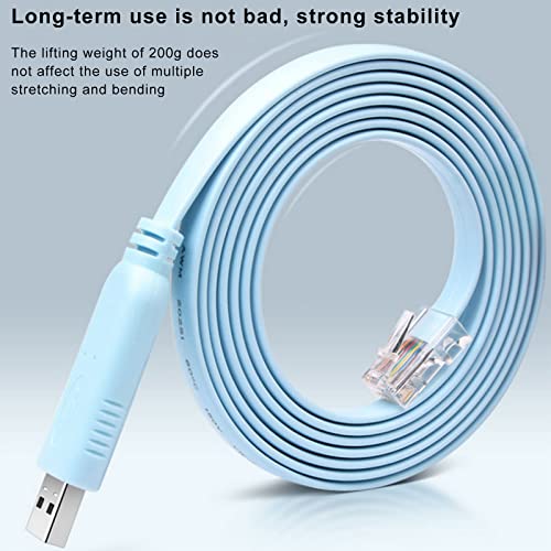 10Gtek Cisco Console Cable USB to RJ45 with FTDI Chip 6ft/1.8m for ...