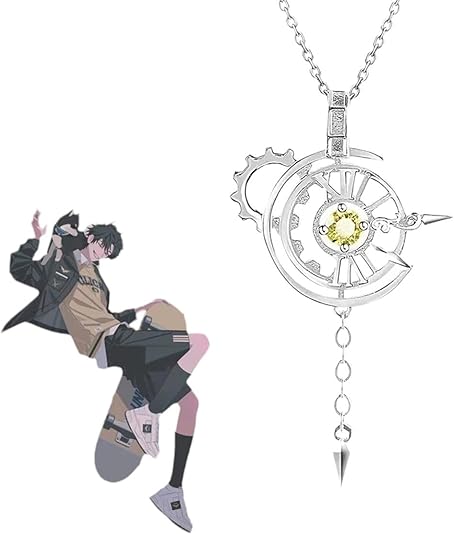 Amazon.com: PNJSILVER Anime Link Click Lucas Cosplay Necklace Unisex ...