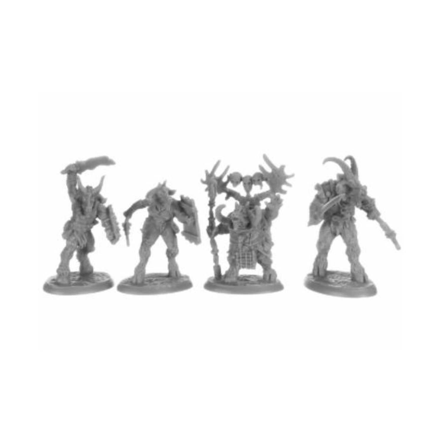 Snapklik.com : Beastmen Miniature 25mm Heroic Scale Figure Bones Black ...