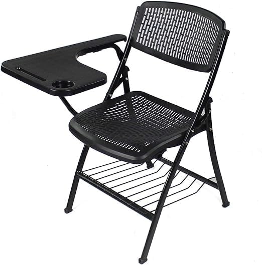 MAHVIW Writing Board Table and Folding Chair Classroom Chair with Desk ...