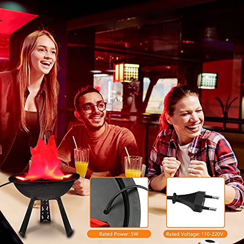 Snapklik.com : 3D LED Fake Fire Flames Effect Light, 110V Electric Fake ...
