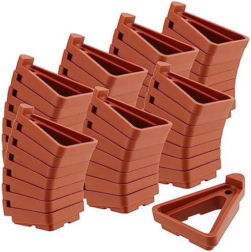 FUNSUEI 48 PCS Triangle Plant Pot Feet, Flower Pot Risers for Indoor ...