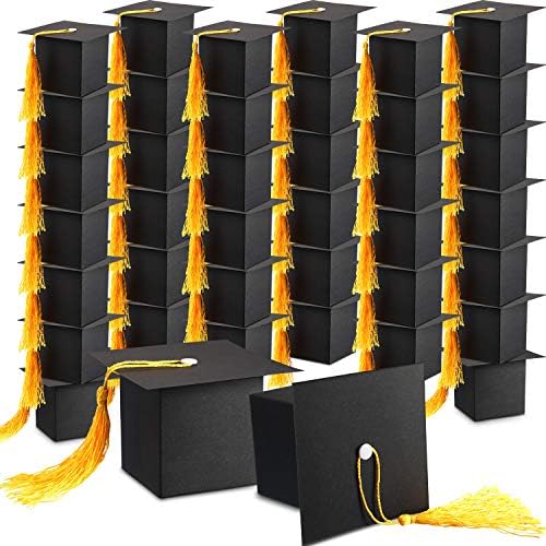 Amazon.com: Trandraft 100 Pcs Graduation Cap Gift Box Graduation Candy ...