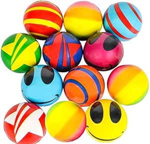 Amazon.com: DollarItemDirect 50 pcs 2 inches Mini Stress Ball ...