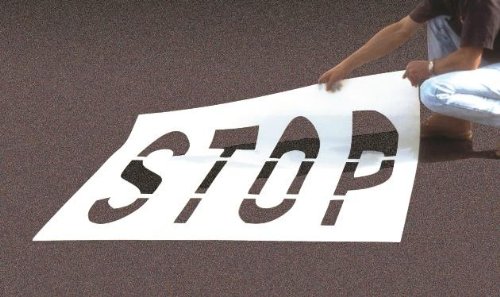 Amazon.com: NEWSTRIPE 10001102 Stencil,48",Federal Stop,1/16", : Arts, Crafts & Sewing