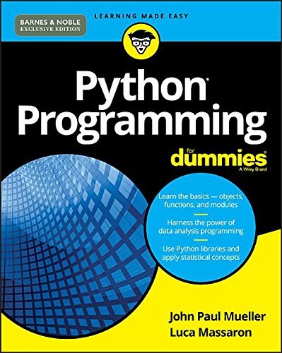 Python Programming For Dummies (B&N Exclusive): Mueller, John Paul: 9781119478348: Amazon.com: Books