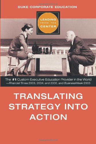 Translating Strategy into Action (Leading from the Centre S.): Amazon ...