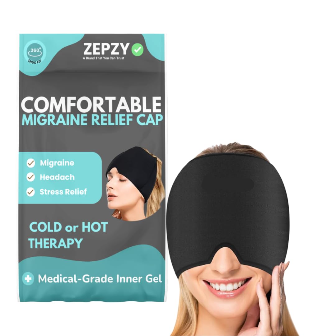 Migraine Relief Cap For Migraines Headaches Sinuses Tension Relief ...
