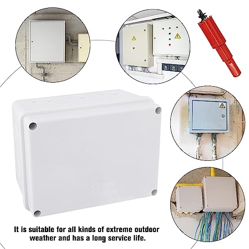 WTpin Pack of 2 Junction Box Outdoor Waterproof IP65 Junction Box ...
