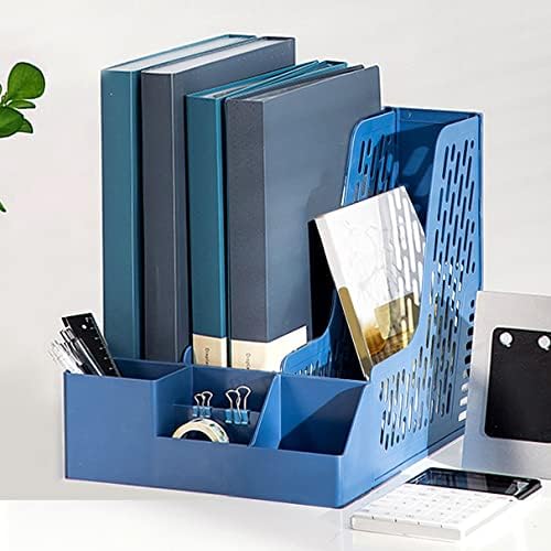 DaKos Plastic 4 Compartments File Rack Paper Holder, Desktop Organizers ...