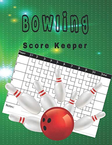 bowling score keeper: bowling score sheets pad , and score book record ...