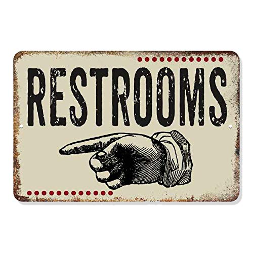 Vintage Restroom Signs