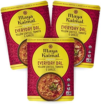 Amazon.com : Maya Kaimal Foods Organic Indian Everyday Dal (Pack of 3 ...