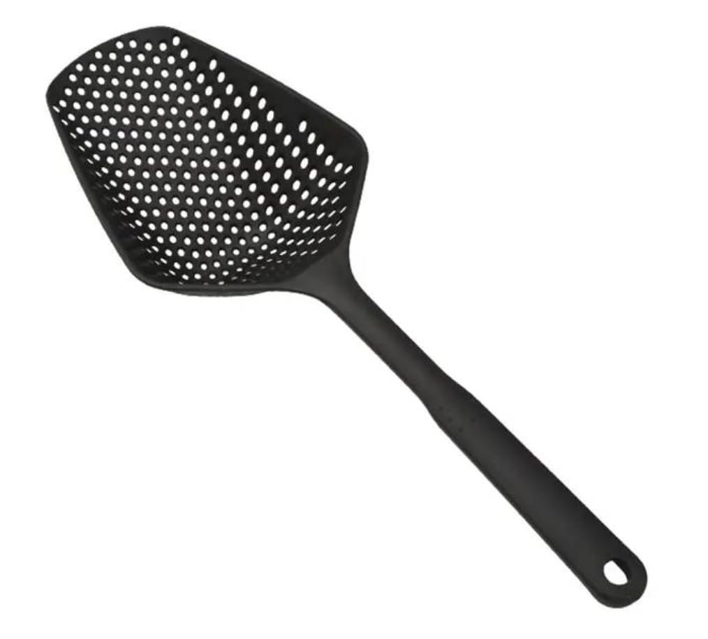Scoop Colander Food Strainer with Handle, 3 in 1 Scoop Sieve, Fruit ...