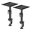 Amazon.com: PUTORSEN Desktop Speaker Stands Pair, Speaker Riser for ...