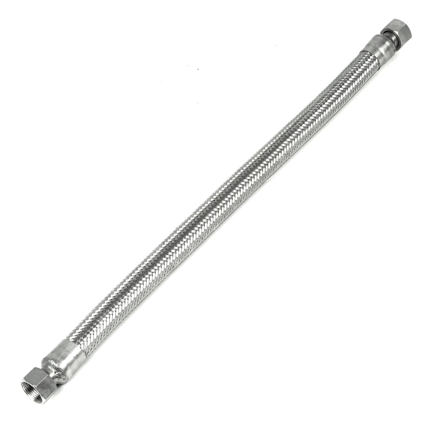 3/4" x 24" Stainless Steel Compressed Air Line Metal Flex Hose ...