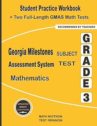 Georgia Milestones Assessment System Subject Test Mathematics Grade 3 ...