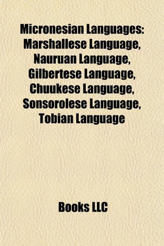 Micronesian Languages: Marshallese Language, Nauruan Language ...