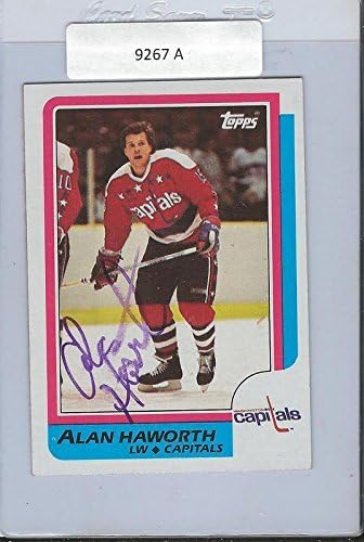 Alan Haworth 1986 Topps Autograph #107 Capitals - Hockey Slabbed ...