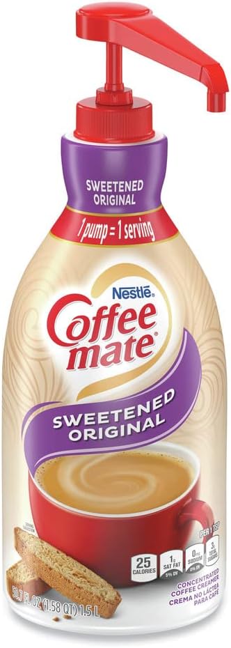 Amazon.com: Coffee-Mate Liquid Coffee Creamer, Pump Dispenser : Grocery ...