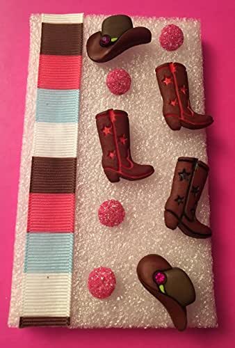 Amazon.com: Resin Cowboy Boots and Cowboy Hats, Glitter Tacks, Memo ...