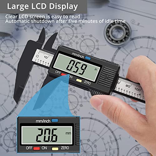 Snapklik.com : Digital Caliper 6 Inch,Electronic Vernier Caliper 150mm ...