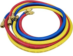 Amazon.com: 60'' R134a Refrigeration Charging Hoses Fit for R12 R22 R404 R502 Air Conditioning ...