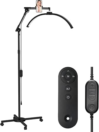 CGBE Lash Light for Eyelash Tech: Upgraded Lash Lamp with Wheel Rolling ...